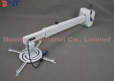 China Cold Rolled Steel Retractable Short Throw FHD Projector Wall Mount Bracket 650~1200 MM Adjustable for sale