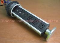 China Silver Top Kitchen Worktop Electrical Sockets With US Standard Power Outlets for sale