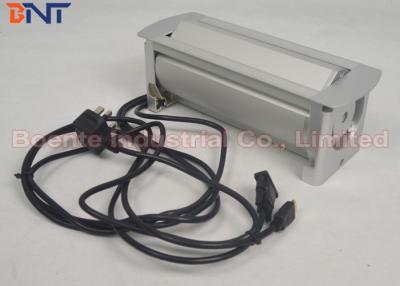 China 180 Degree Manual Rotating Conference Tabletop Power Pop Up Sockets 1.5 Meter Cables for sale