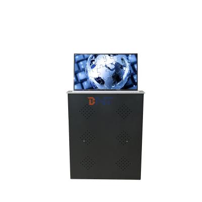 China New Arrival 15.6 inch Motorized Monitor Lift 6mm Ultra narrow screen frame Lcd Lift for Paperless conference system for sale