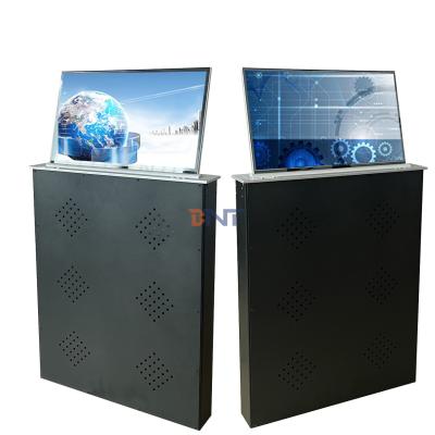 China New Arrival 15.6 inch Motorized Monitor Lift 6mm Ultra narrow screen frame Lcd Lift for Paperless conference system for sale