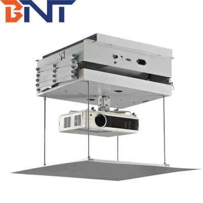 China Retractable Motorized Projector Ceiling Mount Kit With Synchronous Motor for sale