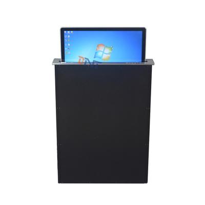 Cina Motorizzato 15,6 pollici touch screen LCD Monitor Lift per sistema di ufficio senza carta in vendita