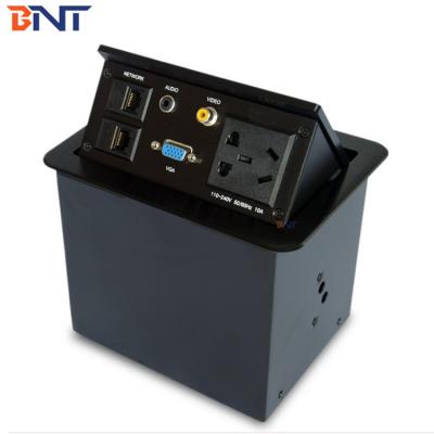 China Konferenzraum AV Desktop Power Pop Up Steckdosen mit Audio / Video / VGA zu verkaufen