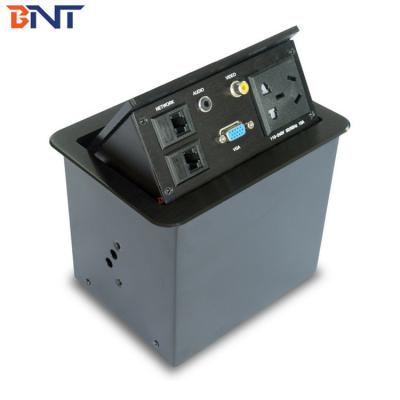 China Konferenzraum AV Desktop Power Pop Up Steckdosen mit Audio / Video / VGA zu verkaufen