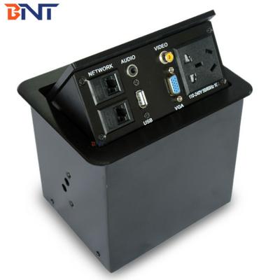 Cina Sottili di alimentazione per desktop pneumatici pop-up con USB / rete / audio 3.5 in vendita