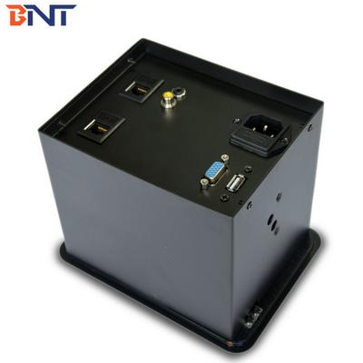 Cina Sottili di alimentazione per desktop pneumatici pop-up con USB / rete / audio 3.5 in vendita
