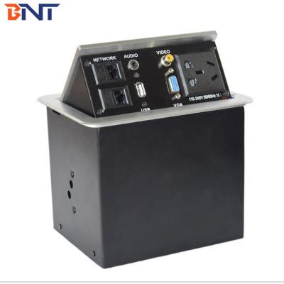 Cina Sottili di alimentazione per desktop pneumatici pop-up con USB / rete / audio 3.5 in vendita