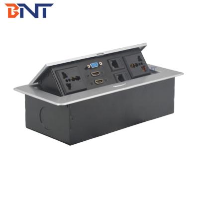 中国 220V スクウェア デスクトップ ポップアップ 電力プラグ コンピュータ用亜鉛合金 販売のため