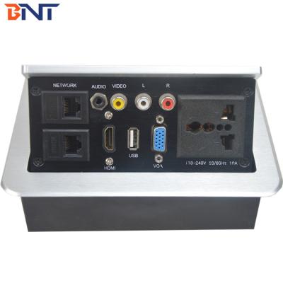 Chine Bruit argenté de couleur vers le haut de prise de bureau pour le haut bureau/multimédia de rangée formant la pièce à vendre