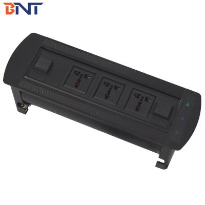 China Flip Up Conference Table Outlet / Multimedia Connector With 3 Universal Power Interfaces for sale