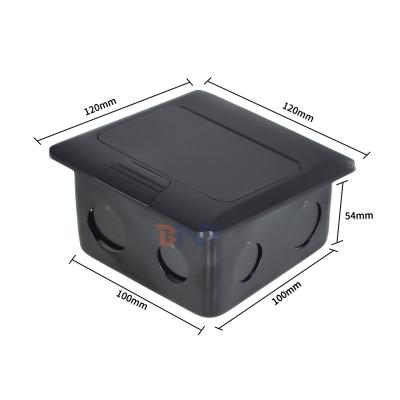 China Waterproof EU Power Ground Socket Slow Pop-up Hidden Floor Socket with Low Price for sale