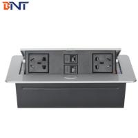 China Desktop Pop Up Socket , Pop Up Power Outlet With Different Module Configuration for sale