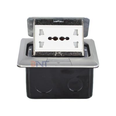 China Custom Universal Power Pop-up Hidden Feature Ground Socket Waterproof Floor Socket Slow IP44 for sale