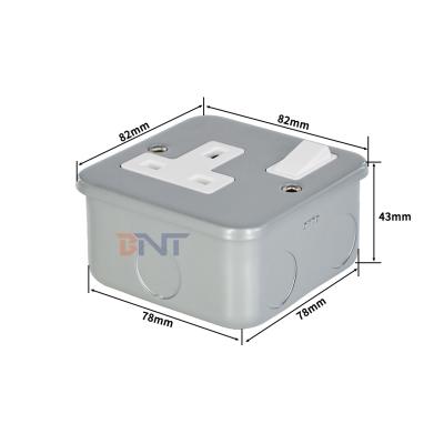 China UK Power Standard New Style Wall Socket Panel with On/Off Switch Control for sale