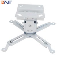 China White Projector Ceiling Mount , 30 Degree Swivel Projector Mounting Bracket for sale