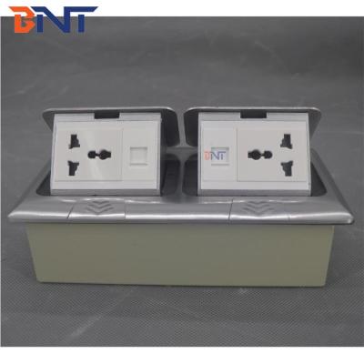 China Aluminum Alloy Pop Up Socket Slow Bounce Design for Smooth Operation Customizable Power Supply for sale