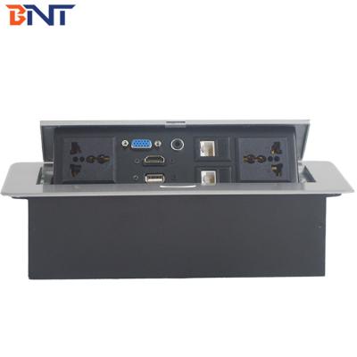 중국 집무실을 위한 달걀 모양 팝 상향 버튼  은 테이블  플립 업 멀티미디어 소켓으로 판매용