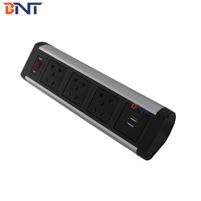 China Clamp On Desktop Power Outlet , Office Desktop Electrical Outlet for sale