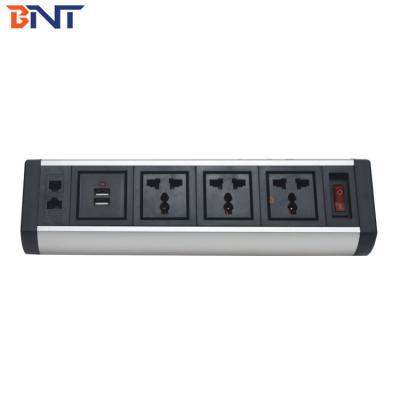 China Aluminum Alloy Desktop Power Outlet For Multimedia Conference System for sale