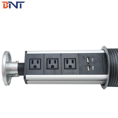 China with three  US power interface furniture pop up socket used in restaurant BP302US for sale