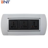China Rotatable Desktop Electrical Sockets For Office / Conference Room for sale