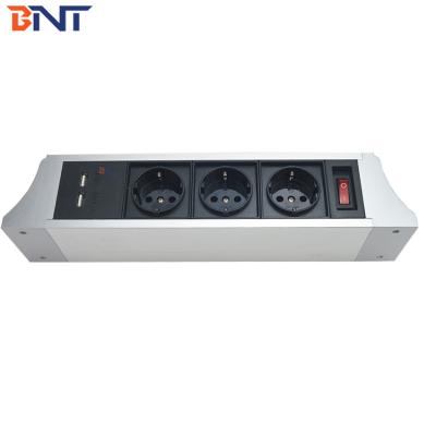 China Office Hanging Desktop Power Center With Double USB Charger Interfaces for sale
