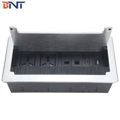 China aluminum allouy material hidden design flip up  power socket for sale