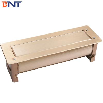 China Motorized Rotatable Conference Table Outlet Box Overturn Angle 180 Degree for sale