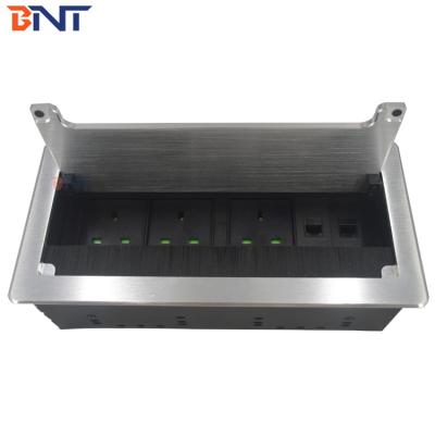 China aluminum allouy material hidden design desk  flip up  power socket for sale