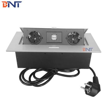 Chine le gaz de table de meubles de bureau sautent des prises avec des données d'usb du VGA de hdmi de réseau à vendre