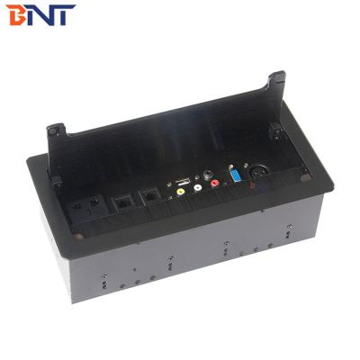 China tabletop flip up brushed cover socket box for 86 socket panel for sale