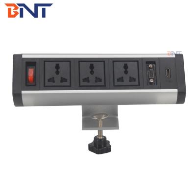 China Office Room Movable Desktop Power Outlet With Universal Power Plug for sale