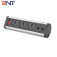 China Movable Aluminum Alloy Multimedia Desktop Socket With Modular Design for sale
