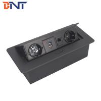 China Tabletop Pop Up Hidden Electrical Sockets With EU Standard Power Plug for sale