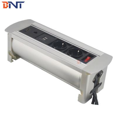 China double  EU power hidden desktop socket used in  meeting room MK9212EU for sale