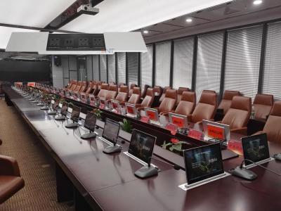 China Manual Sliding Design Desktop Power Outlet For Conference Room Table AV Solution for sale