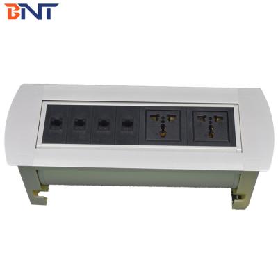 China Aluminum Alloy Desktop Pop Up Electrical Socket With 1 RCA Configuration for sale