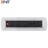 China Work  Training Room table hidden flip up outlet   With  1.5M  Cable  Length for sale