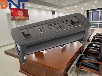 China double universal power plug aluminum alloy material electric table flip up socket for sale