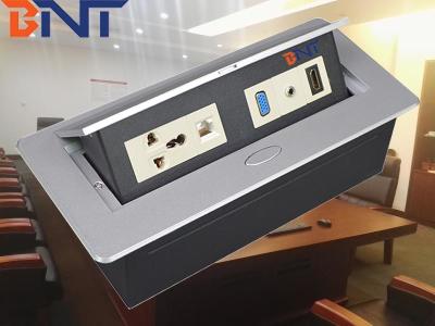Chine la poussée d'appui aérien sautent la boîte cachée de bureau de prise électrique de prise de puissance pour la boîte de prise de table de bureau de meubles à vendre