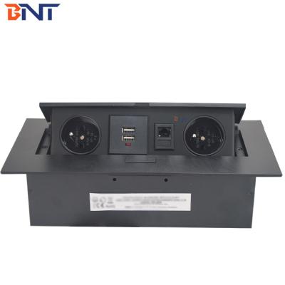 Chine Aucune prise cachée de table d'épaisseur de panneau de MOQ 3mm avec l'interface de chargeur d'USB à vendre