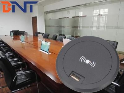China hidden into desk mounted design for mobile phone wireless charger for sale