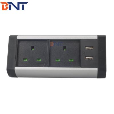 China Usb Charger Aluminum Alloy Desktop Plug Sockets for sale