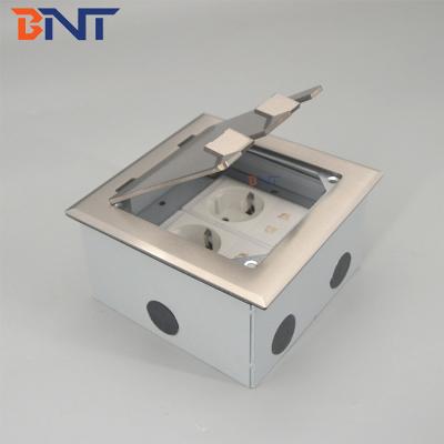 China Office Table Stainless Steel 10A Flip Up Power Outlet for sale
