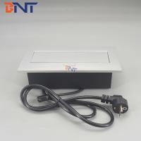 China Silver Flush Mount Multimedia Desk Hidden Socket for sale
