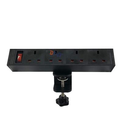 China Office Home ABS Multimedia-Tischplattensteckdose mit Clip zu verkaufen