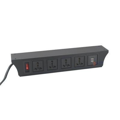 China 68mm Aluminum Alloy Desktop Power Outlet Anti Corrosion for sale