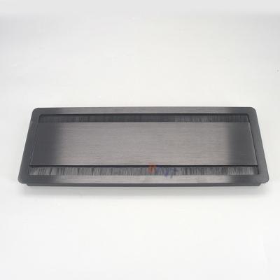 China Furniture Soft Closing Brush Grommet Cable Box With Buffer Custom Length for sale