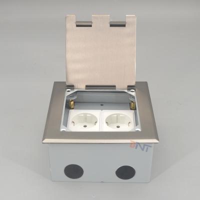 Chine Pièce Flip Lid Under Floor Socket de bureau avec le cas inférieur à vendre
